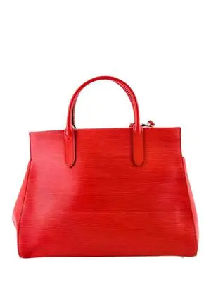 LOUIS VUITTON Epi Leather Marly Satchel - Red