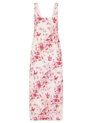 Alix Of Bohemia Adele Printed Silk Midi Dress - Multi