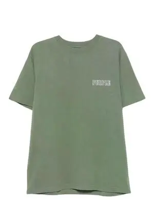 PURPLE BRAND Logo-print Jersey T-shirt - Green