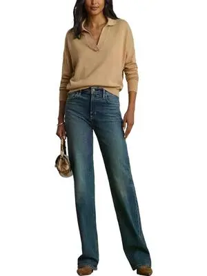 Ralph Lauren Johnny Collar Dropped-shoulder Sweater - Neutrals