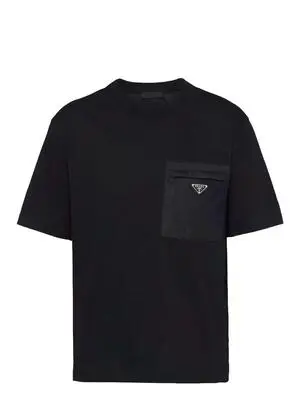 Prada Logo-appliqué T-shirt - Black