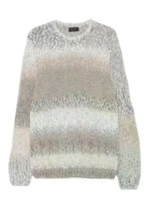 DONDUP Gradient Effect Chunky Knit Sweater - Grey