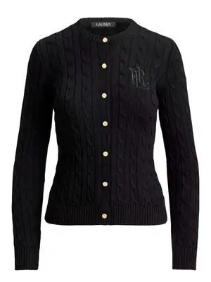 Ralph Lauren Cable-knit Cardigan - Black