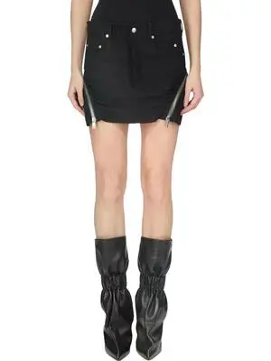 Rick Owens Bolan Banana Mini Skirt - Black