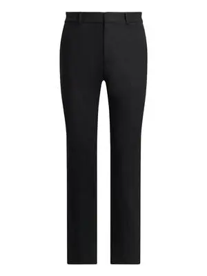 Ralph Lauren High-waisted Slim-fit Trousers - Black