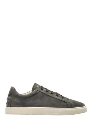 TOD'S Suede Logo-embossed Sneakers - Grey