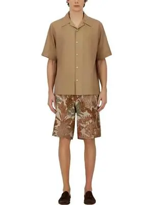 Herno Bowling-collar Shirt - Neutrals