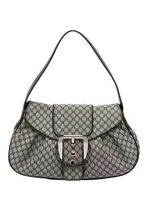 Celine Macadam Canvas Shoulder Bag - Grey