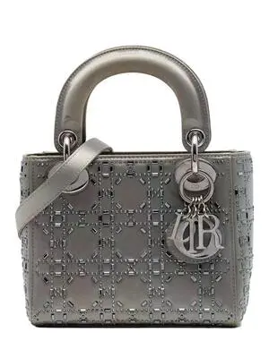 Dior Mini Lady Satchel - Grey