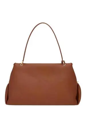 FERRAGAMO Gancini Handbag - Brown