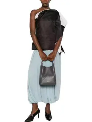 Victoria Beckham Leather Tote Bag - Grey