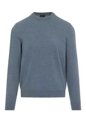 Brioni Cashmere Crew Neck Sweater - Blue