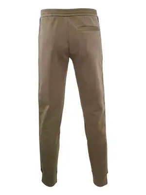 Emporio Armani Logo-striped Track Pants - Neutrals