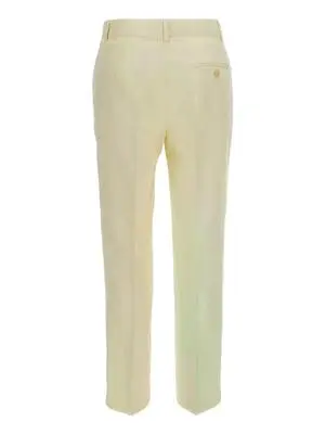 Alberto Biani Tailored Trousers With Pressed Crease - Neutrals