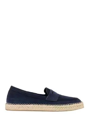 SANTONI Santoni Suede Slip-On Espadrilles