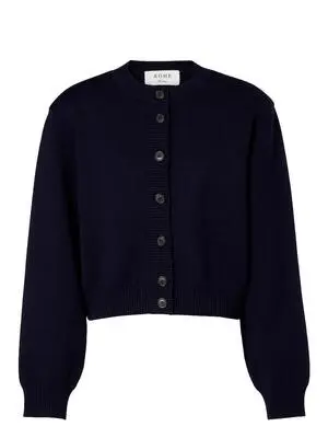 RÓHE Wool-blend Cardigan - Blue