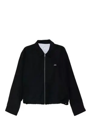 Loewe Contrast-stitch Zip-up Jacket - Black