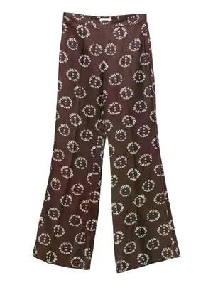 Sandro Palazzo Pants - Brown
