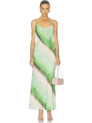 SEVEN WONDERS Biancha Cowl Neck Maxi Dress - Multi