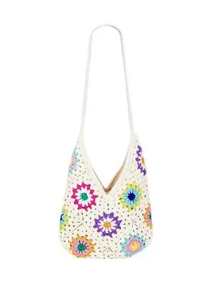 LOVERS AND FRIENDS Jessica Crochet Shoulder Bag - Multi