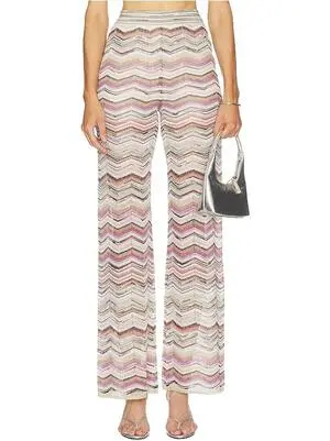 Missoni Zigzag Knit Trousers - Multi