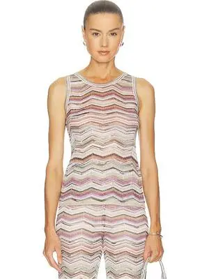 Missoni Sleeveless Knit Top - Multi