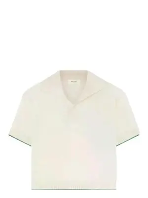 RETORI Contrast-trim Short-sleeve Polo Shirt - Neutrals