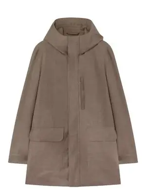 RETORI Retro Water-repellent Wool Parka - Neutrals