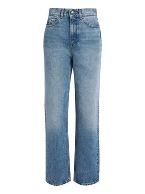 CLAUDIE PIERLOT Claudie Pierlot Straight Leg Washed Denim Jeans