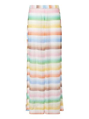 Missoni Side-split Chevron Knitted Trousers - Multi