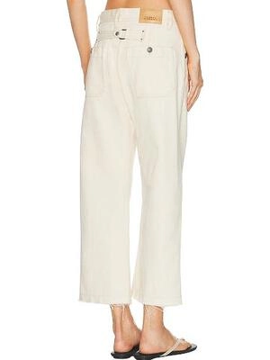 Isabel Marant Étoile Ermina Canvas Trousers - Ecru