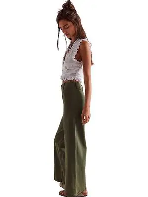 We The Free Libre Wide-leg Jeans - Thyme