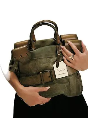 We The Free Belted Mini Tote - Olive