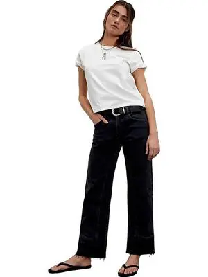 We The Free Risk Taker Mid-rise Straight Leg Jeans - Main Squeeze