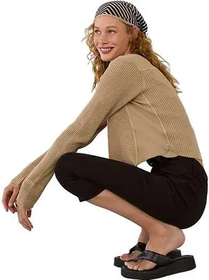 We The Free Dusk To Dawn Capri Jeans - Eclipse