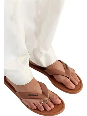 Havaianas Puffed Up Flip Flops - Rust