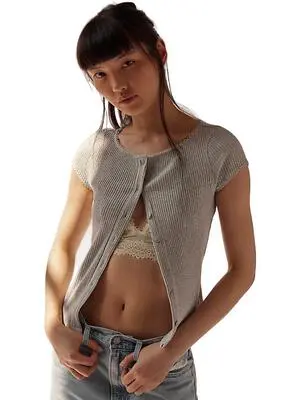 INTIMATELY Most Wanted Cardigen At - Light Heather