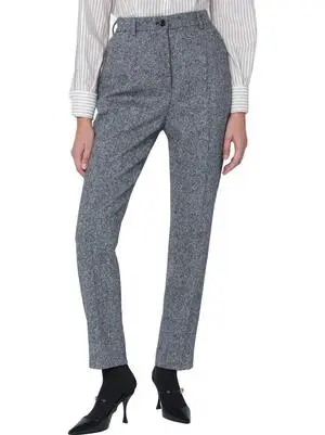 Dolce & Gabbana Wool-blend Dotted Trousers - Multicolor