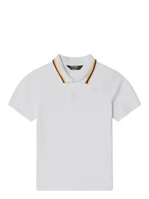 K-WAY Jude Polo In Cotton Piqu - White