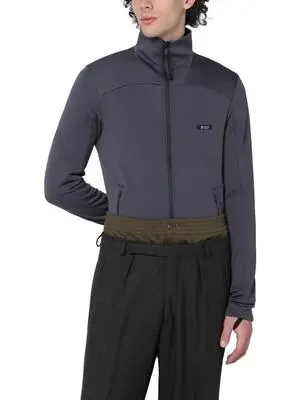 Prada Technical Fabric Sweatshirt - Grey