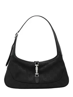 Gucci Jackie Slim Bag In Gg Fabric - Black