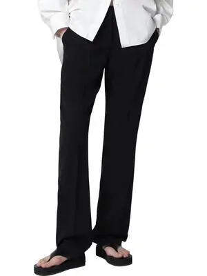 Balenciaga Slim Tailored Trousers In Stretch Wool Twill - Black