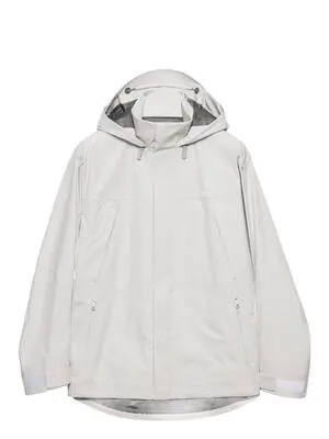 Prada Technical Fabric Hooded Jacket - Neutral