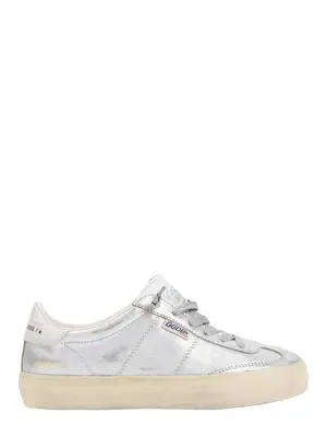 GOLDEN GOOSE Soul-star Lace-up Sneakers - Silver