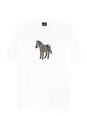 Paul Smith Zebra Organic Cotton T-shirt - White