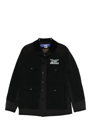 JUNYA WATANABE X FILSON Wool Jacket With Corduroy Collar - Grey