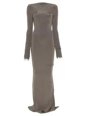 Rick Owens Gown Maxi Dress - Grey