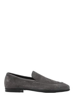 John Lobb John Lobb Tyne Suede Loafers Black