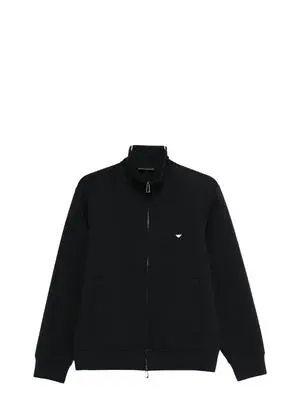 Emporio Armani Logo Cotton Sweatshirt - Blue