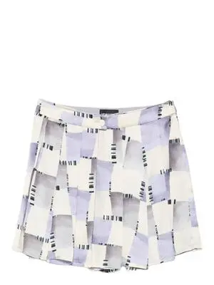 Emporio Armani Printed Pleated Shorts - Multi